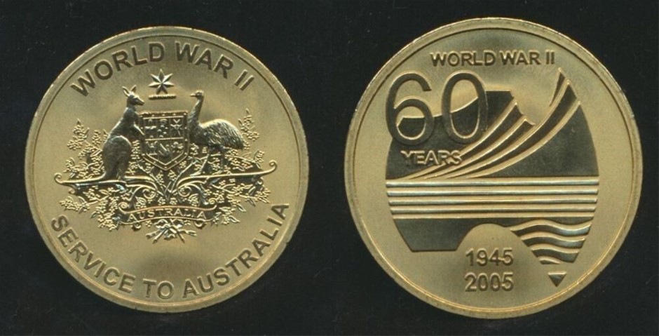 Australia: 2005 WWII Service to Australia 60th Anniv. given to Veterans ...