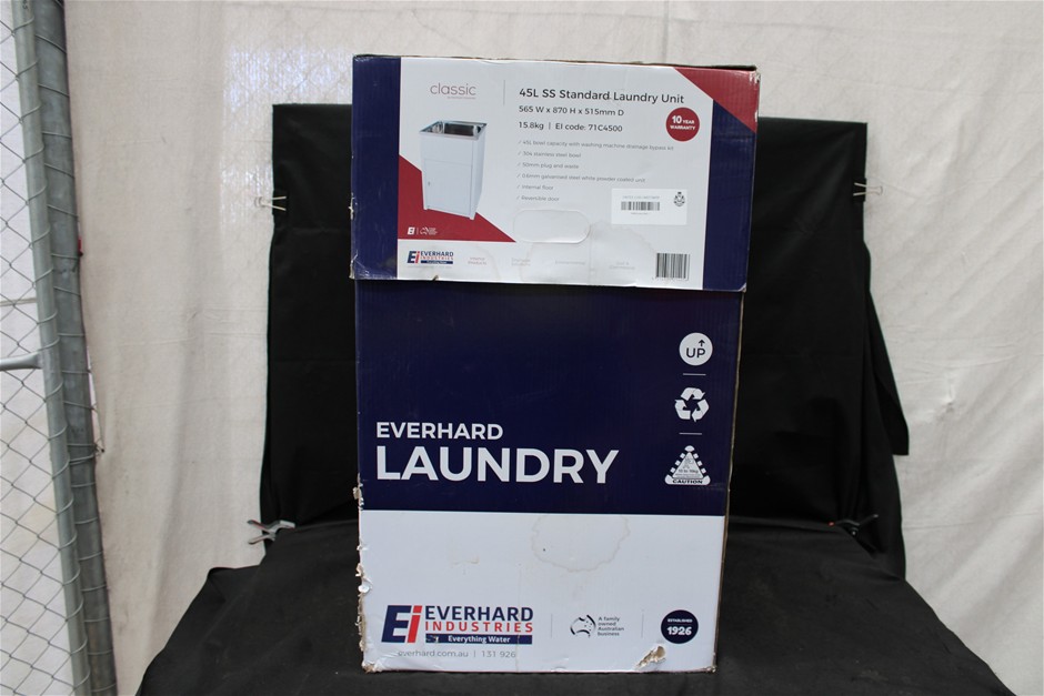 Everhard Industries 45L SS Standard Laundry Unit Auction (0046-9063334 ...