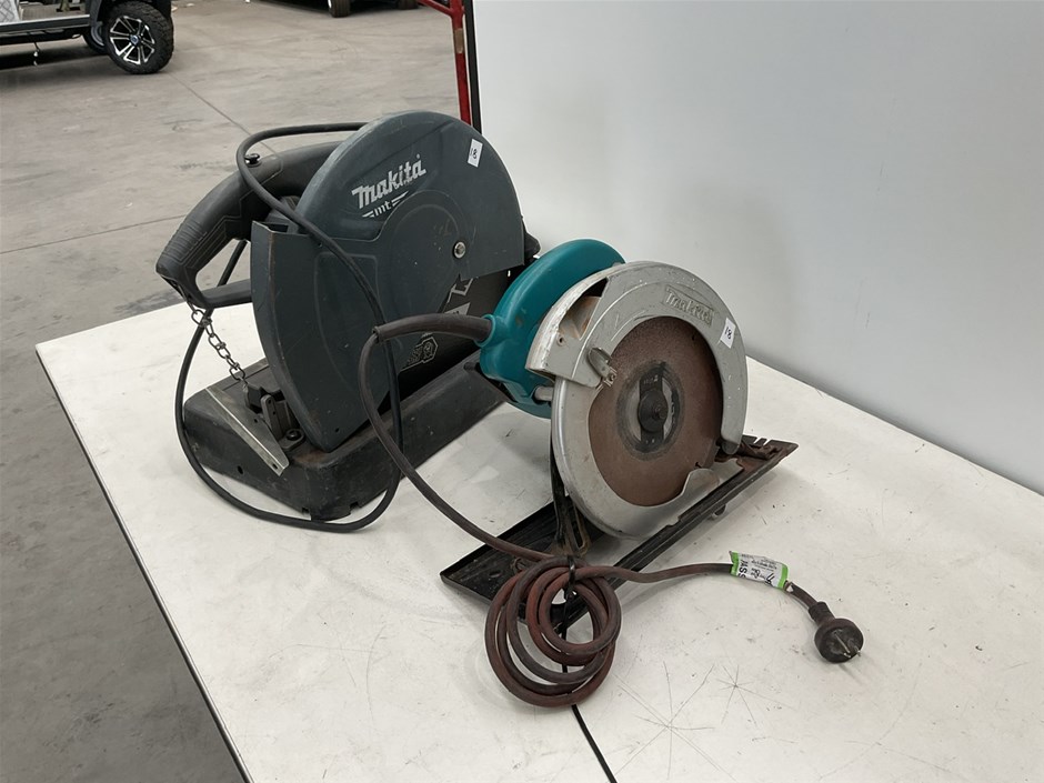 Makita M2400 Metal Cutoff Saw & N5900B Circular Saw Auction (0021 ...
