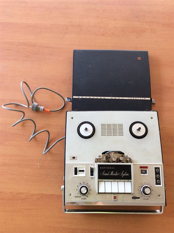 NATIONAL Sound Monitor System + NATIONAL RQ-705 Tape Recorder Auction ...