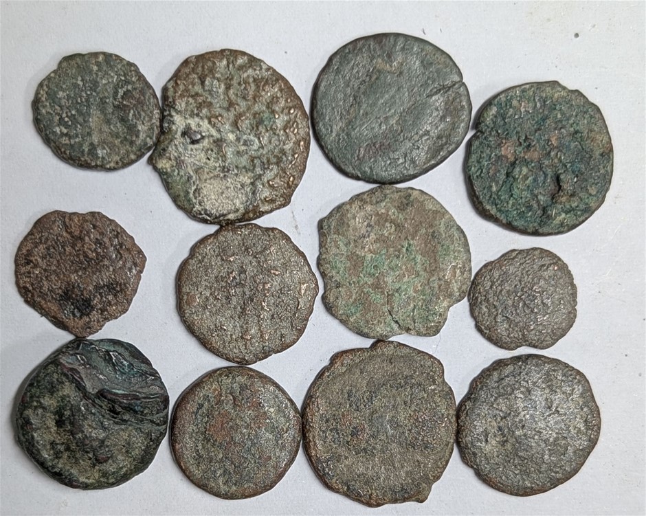 Coin collection of a Dozen Roman Ancient IMPERIAL ROME Coins Auction ...