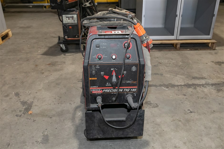 Lincoln Precision Tig 185 Mobile Tig Welder Auction (0022-5061445 ...