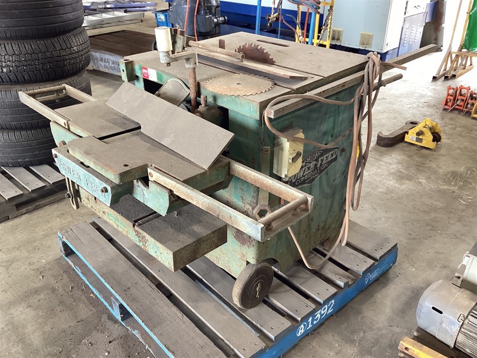 ARTISAN Power Feed Combination Table Saw & Planer Auction (0061-5061370 ...