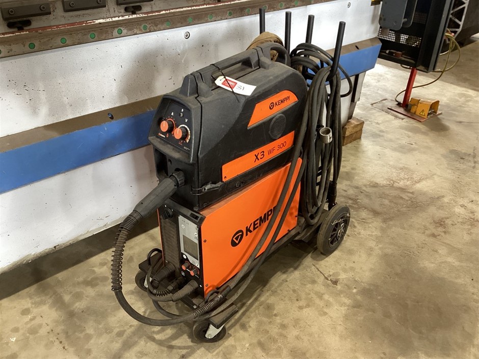 Kemppi X3 Power Source 500 Mobile Mig Welder Auction (0031-5061370 ...