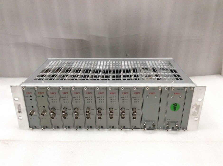 IRT VA-700 and DA-4010 Signal Distribution Amplifier Rack Unit Auction ...