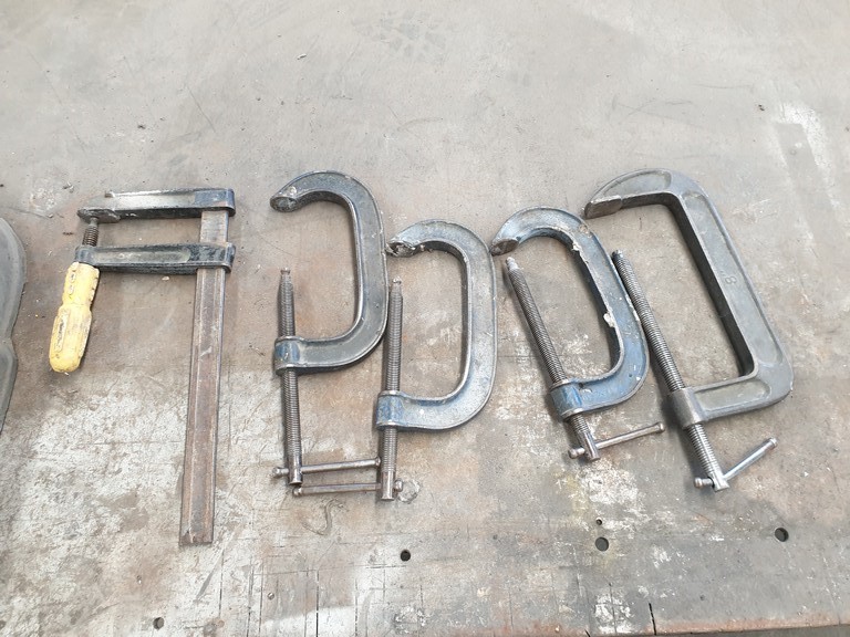 Assorted Clamps (5pcs) Auction (0103-5061657) | Grays Australia