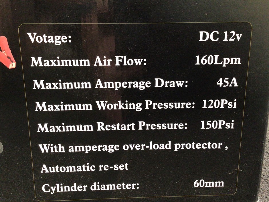 T-Max Air Compressor 160L/Min x2 Auction (0076-7061030) | Grays Australia