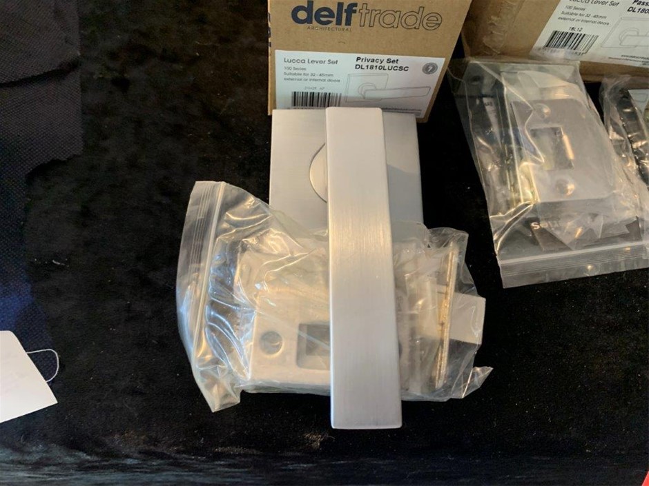 New in Boxes Delf Trade Passage & Privacy Lever Sets - Quantity 17 ...