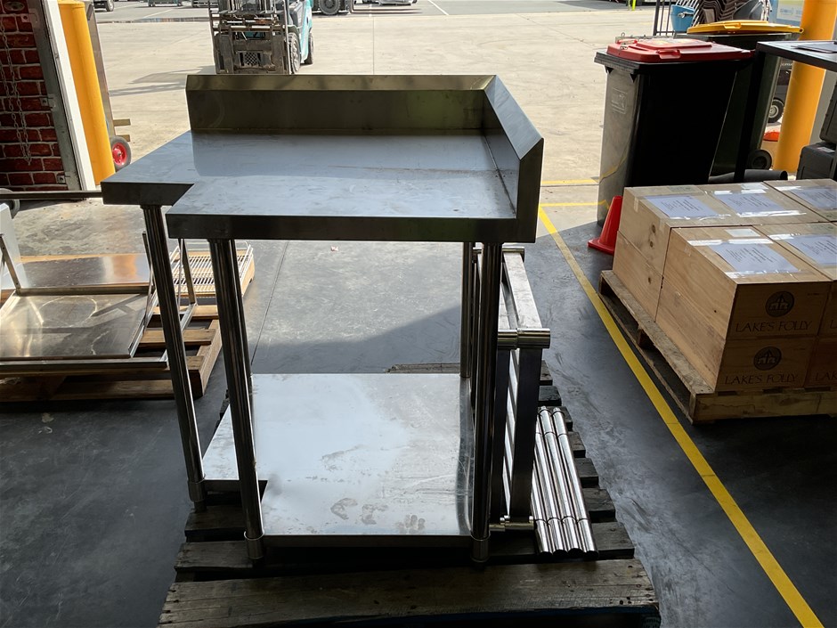 Stainless Steel Workbench & Storage Rack Auction (0007-7061010) | Grays ...