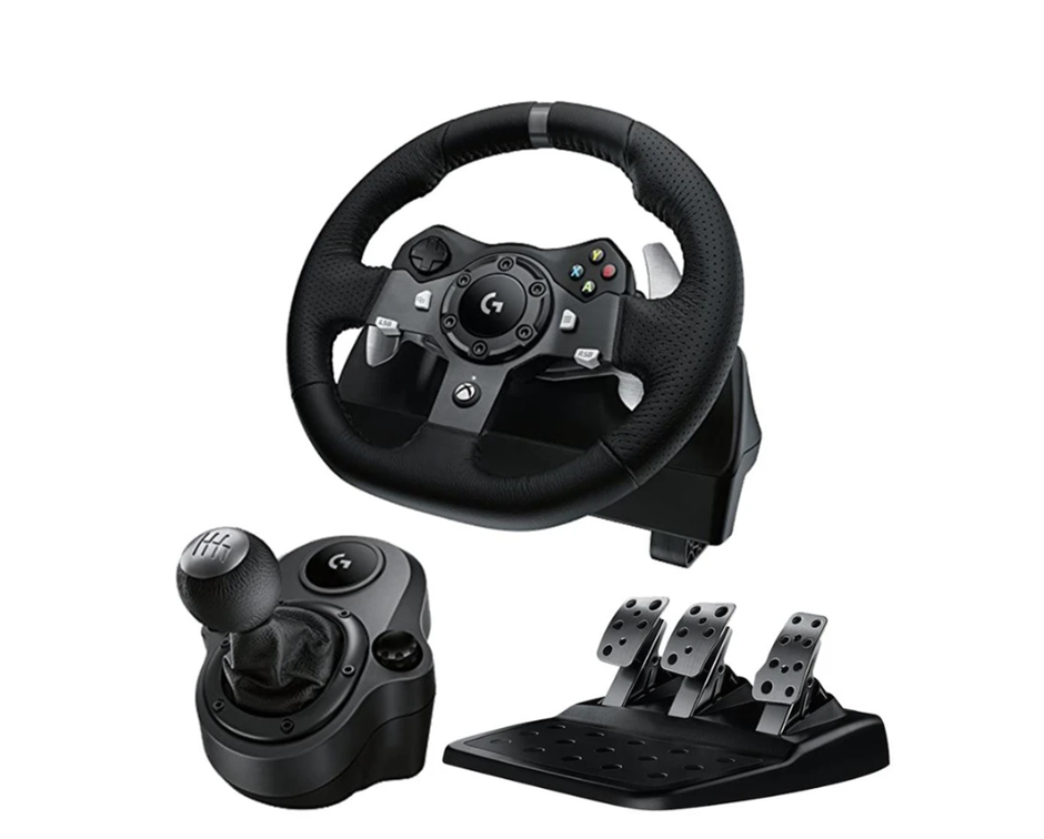 Logitech G920 Driving Force Racing Wheel for Xbox / PC + Logitech ...