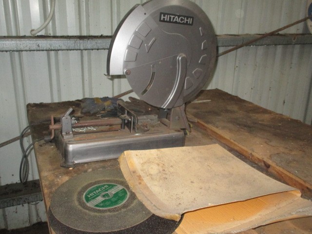 Hitachi Steel Cutting Drop Saw Auction (0015-3036332) | Grays Australia