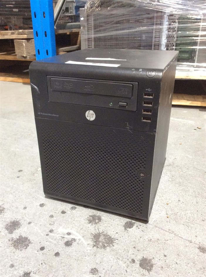 HP MicroServer AMD Doal-Core 6GBRAM NO HDD Tower Micro Server Auction ...