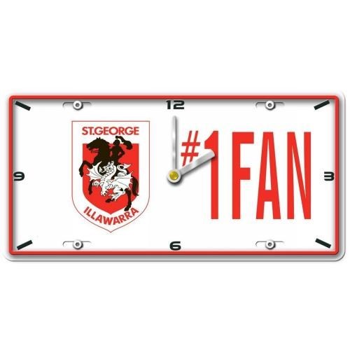 Buy St George/Ill NRL License Plate Clock | Grays Australia
