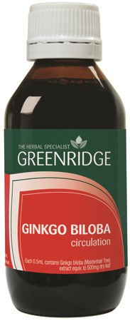 Buy Ginkgo Biloba Liquid by Greenridge 100ml | Grays Australia