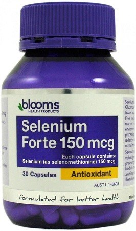 Buy Blooms Selenium Forte 150mcg - 90 Capsules | Grays Australia