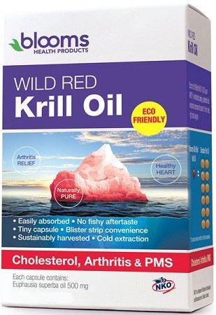 Buy Blooms Wild Red Krill Oil - 60 Capsules | Grays Australia