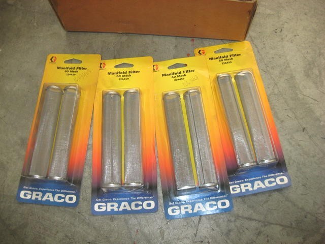4 x Graco Manifold Filters, 60 mesh - 224459 Auction (0051-8000143 ...