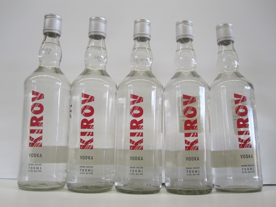 5 x 700ml Kirov Vodka Auction (0018-7001027) | Grays Australia