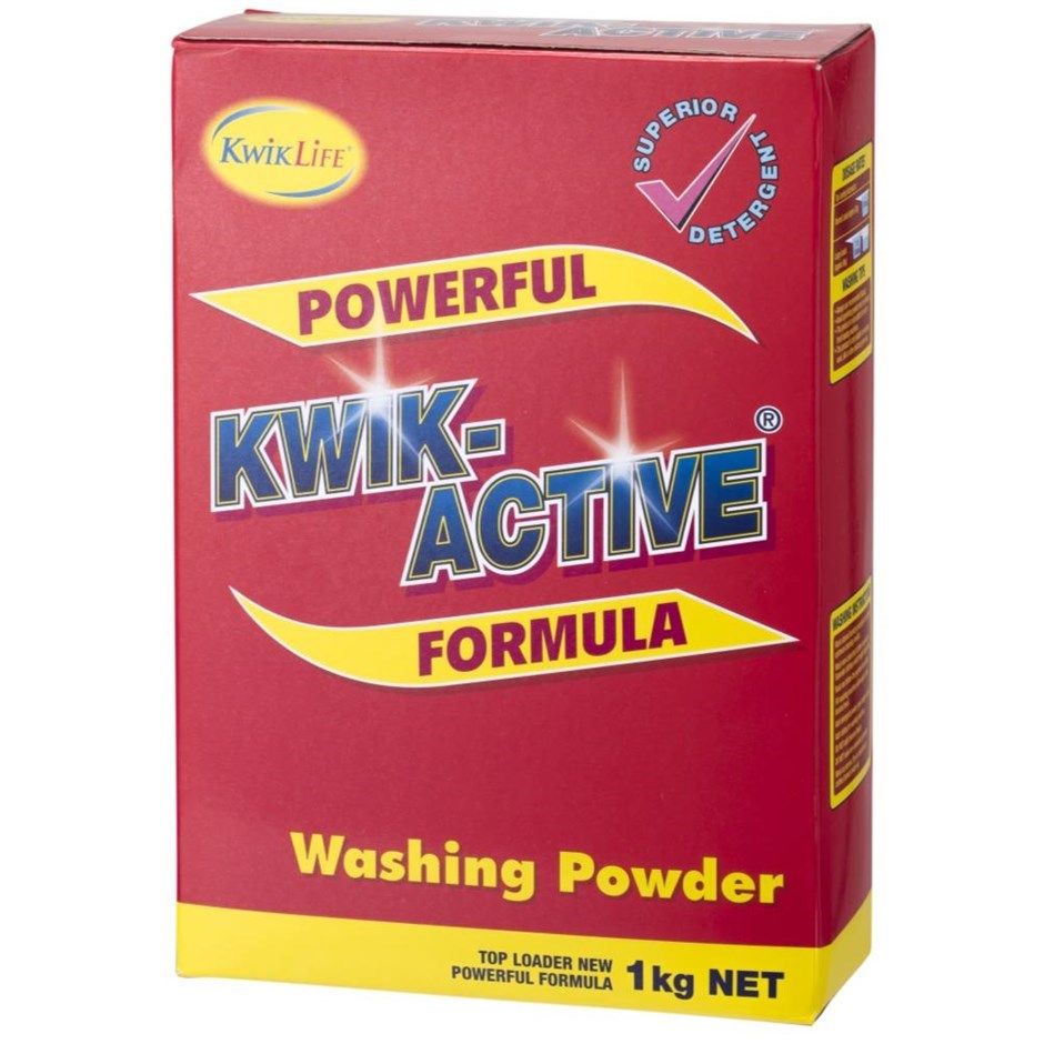 Buy 12 x Kwik Active 1Kg Box Washing Powder | Grays Australia