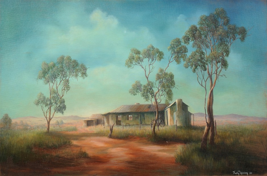 judy pickering, original on Board, Title: pioneer homestead Auction ...