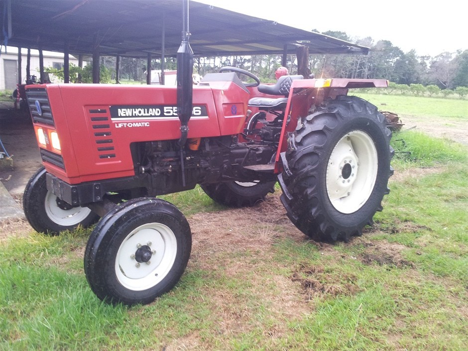 New Holland 55-56 open cab Engine: fiat 8035.06 55HP Power st Auction ...